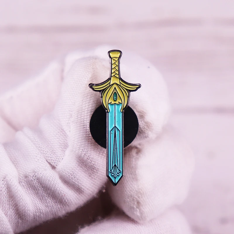 mini sword enamel pin badge brooch|Brooches| - AliExpress