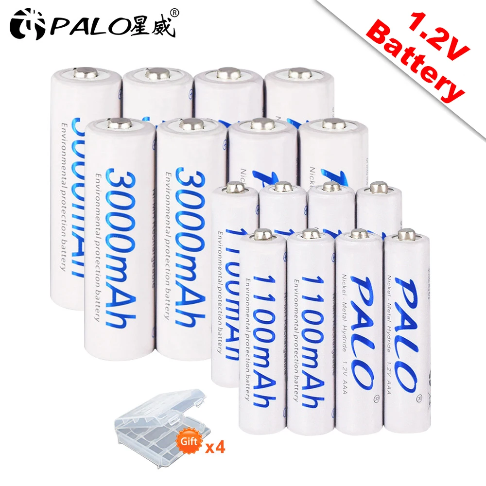 1.2V AA+ AAA Rechargeable Battery AA Ni MH 2a 3a Rechargeable AAA ...