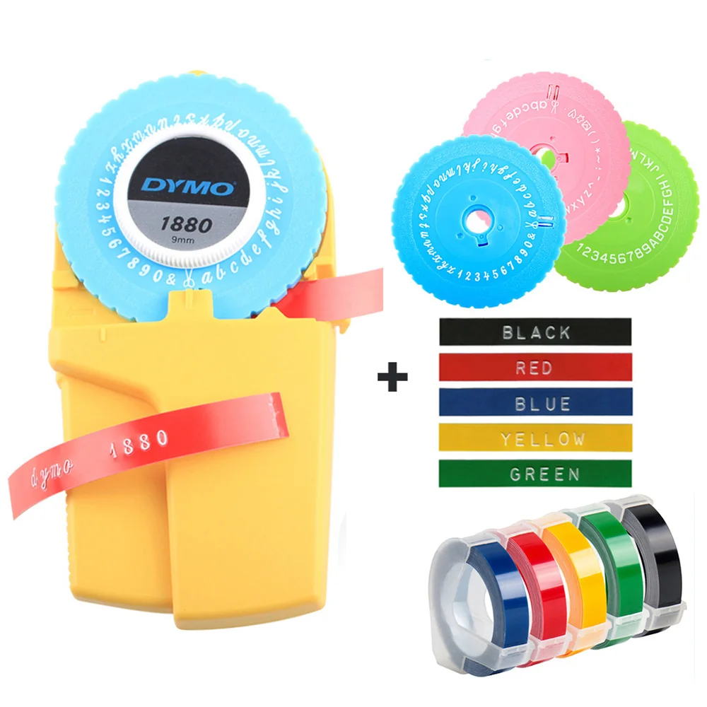 Dymo 1880 embossing label maker Manual Typewriter with 3D Embossing ...