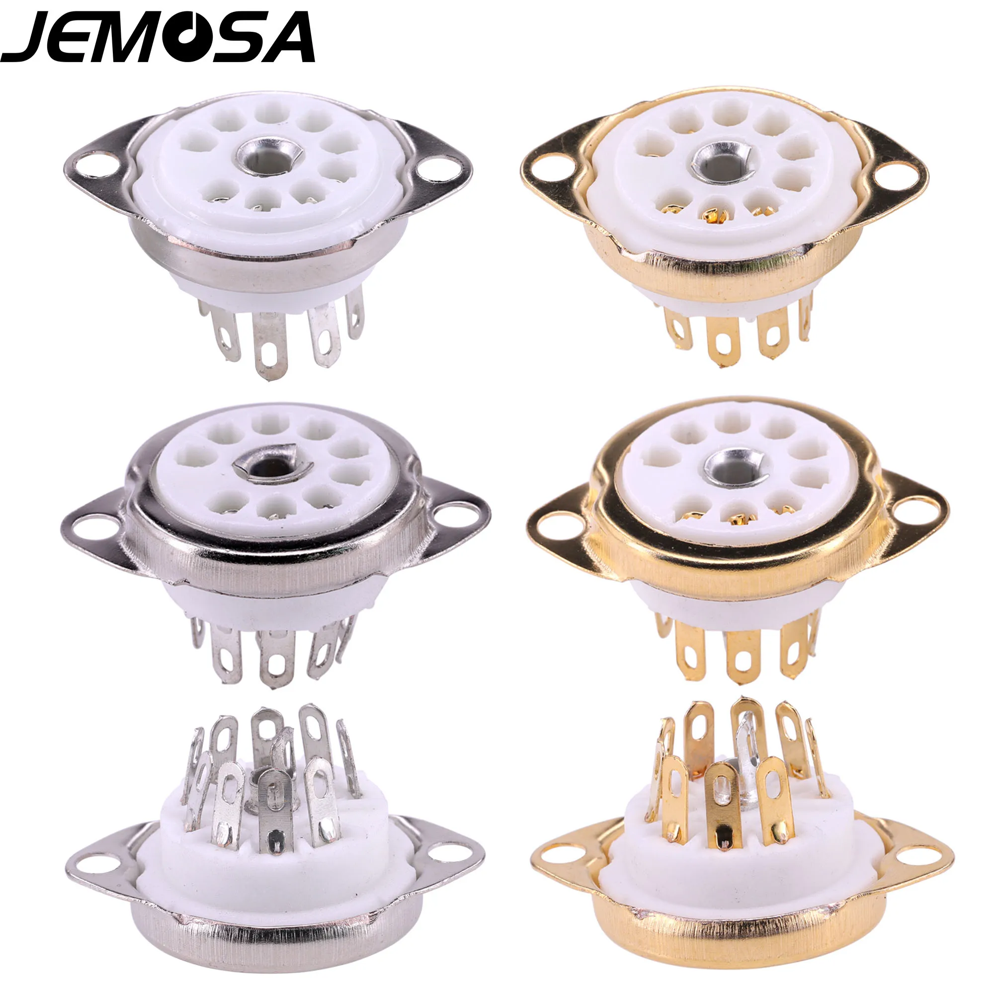 9pin Ceramic Tube Sockets Gzc9-c B9a Valve Tube Base For 12ax7 Ecc83 ...