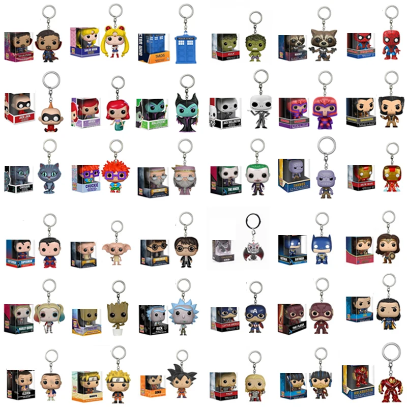 LLavero-de-bolsillo-para-ni-os-figuras-de-acci-n-de-capit-n-MARVEL ...