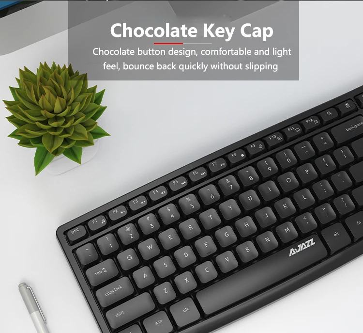Ajazz A2030W 2.4GHz Wireless 106 Key Keyboard Mouse Combo Price in ...