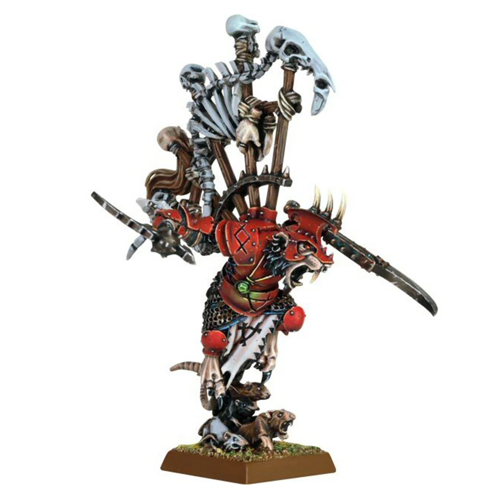 Skaven Queek Headtaker, Great Warlord Of Clan Mors - Model Building ...