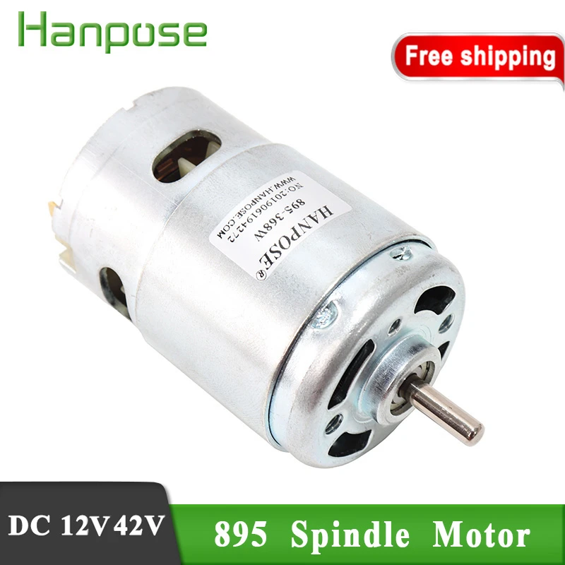 895-360w Dc Motor Dc 12v 24v 3000-12000 Rpm Ball Bearing Large Torque ...