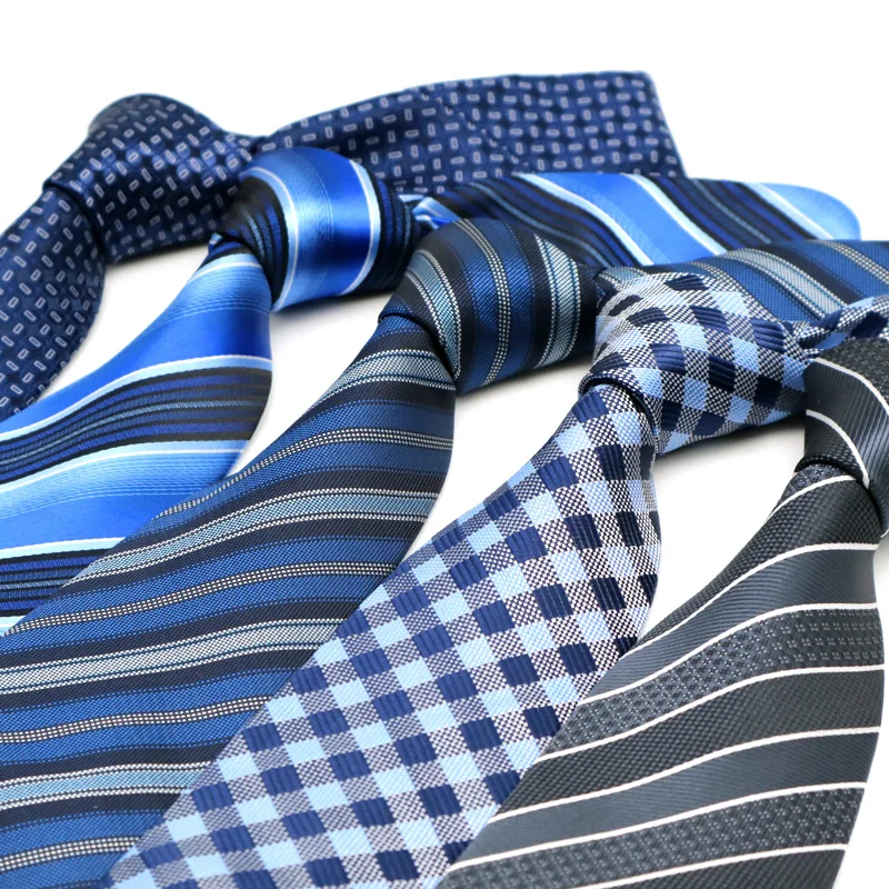 Yishline Luxury 8cm Mens Tie New Stripes Designer Man Neck Ties ...