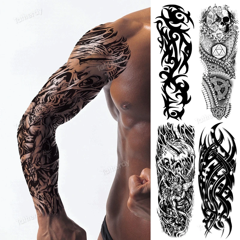 Skull Sleeve Tattoo Ideas