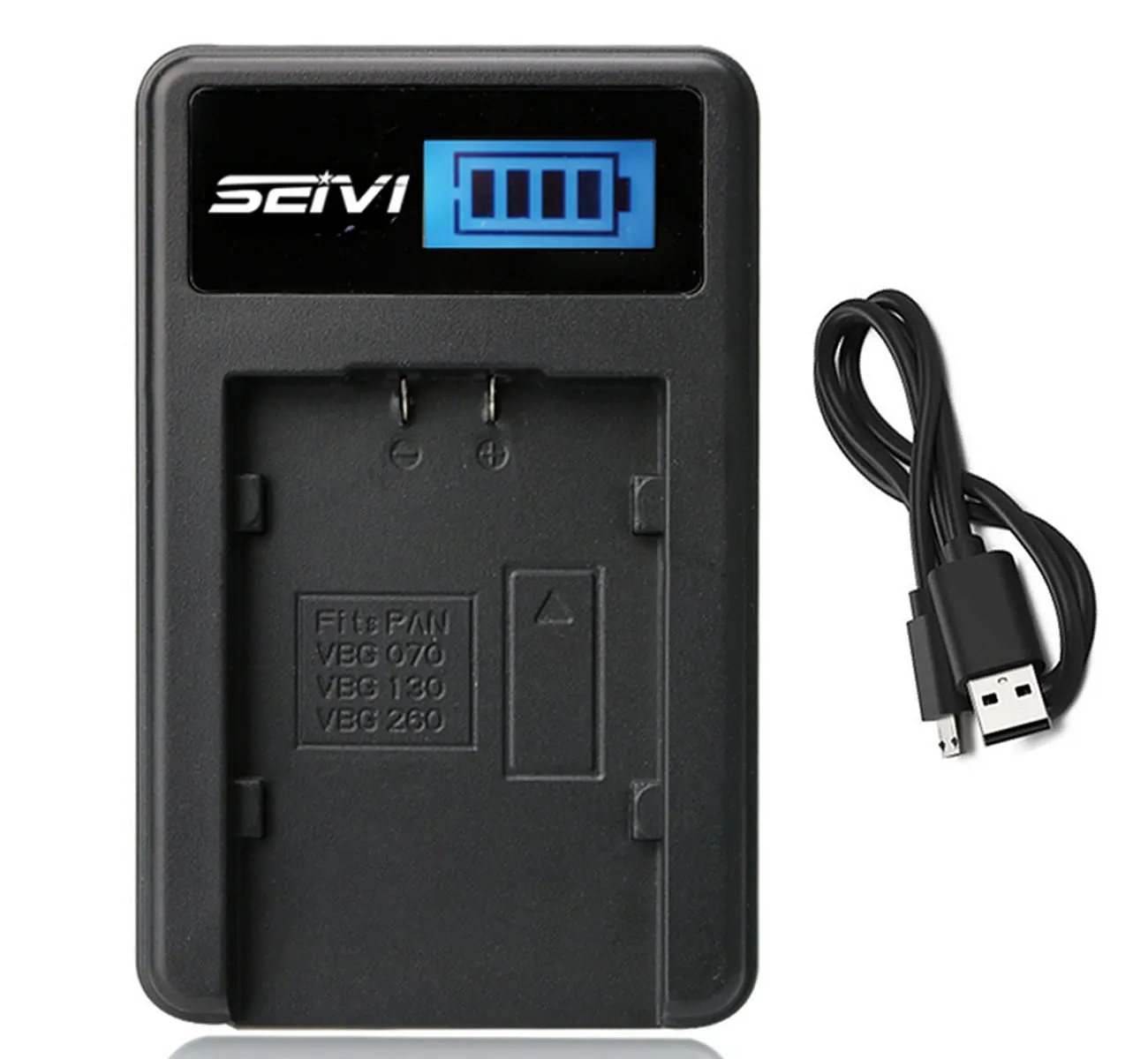 Battery Charger for Panasonic PV-GS19 PV-GS29 PV-GS31 PV-GS33 PV-GS34 ...