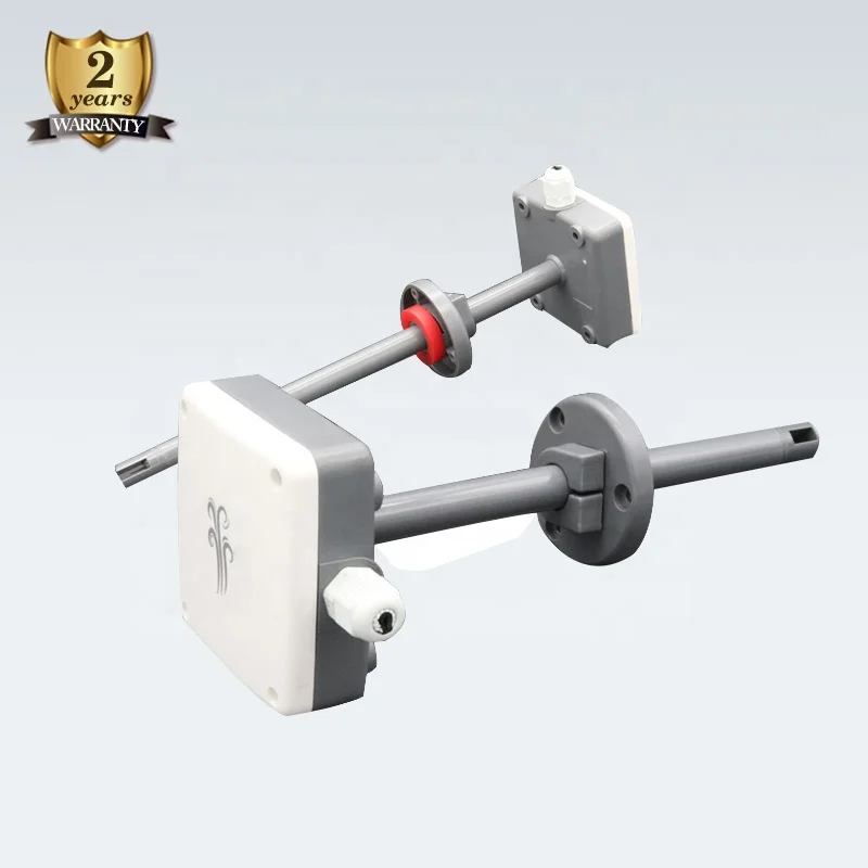 Modbus air duct sensor / airflow velocity sensor transmitter|Flanges ...