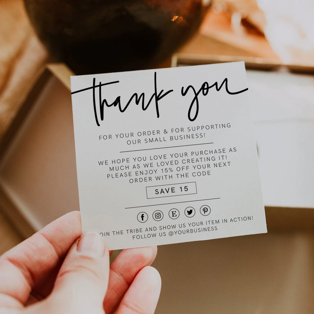 Business Thank You Cards Inside