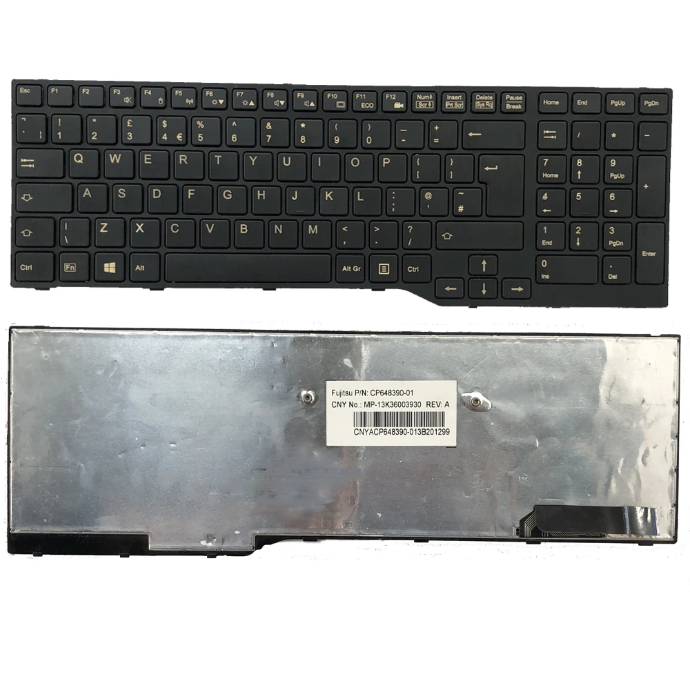 Uk Eu Replacement Keyboards For Fujitsu Lifebook A555g Ah544 Ah564 ...