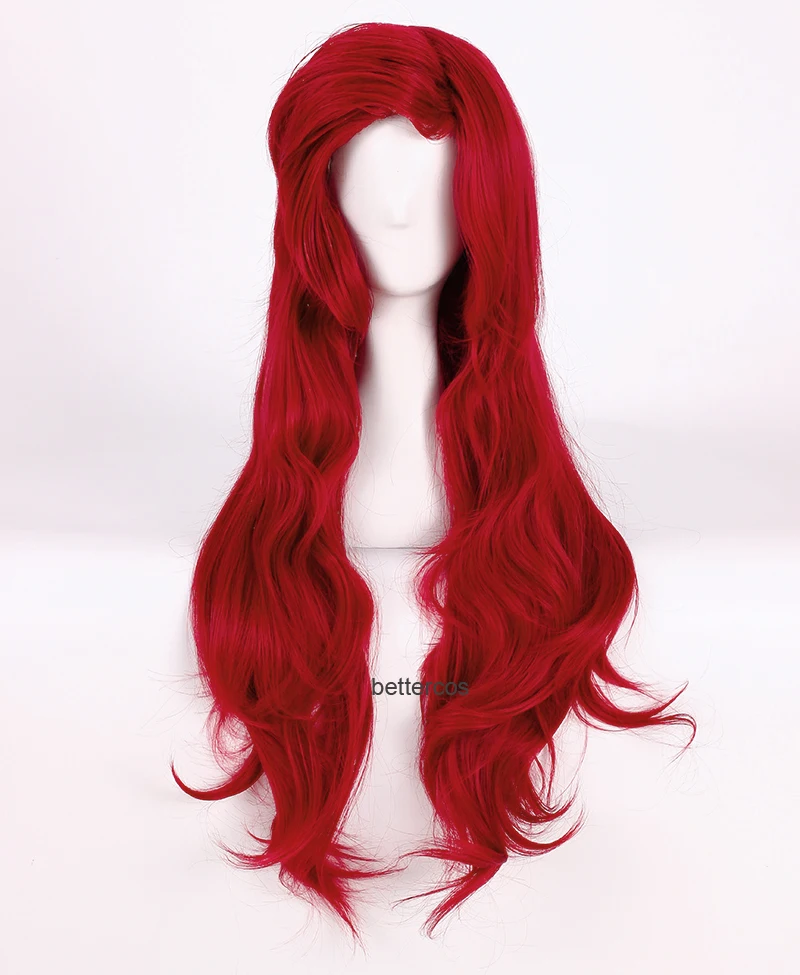 Little Mermaid Red Hair Wig
