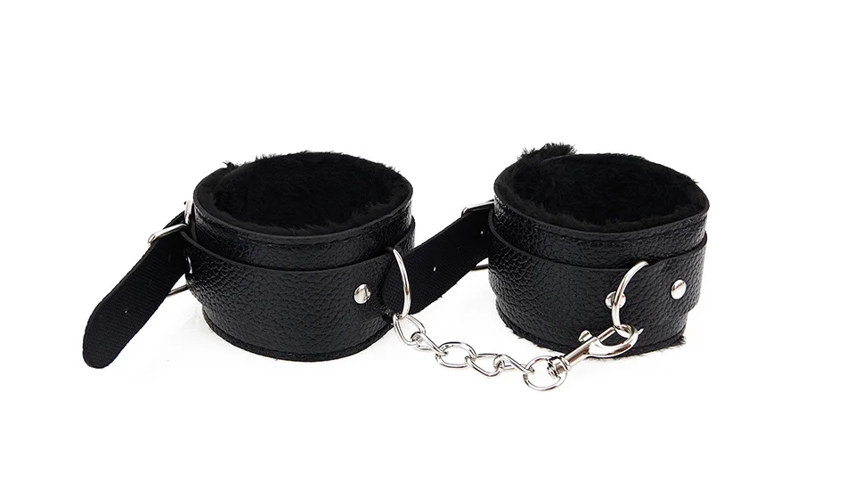 Rose - menottes réglables en cuir PU, menottes à la cheville pour ...