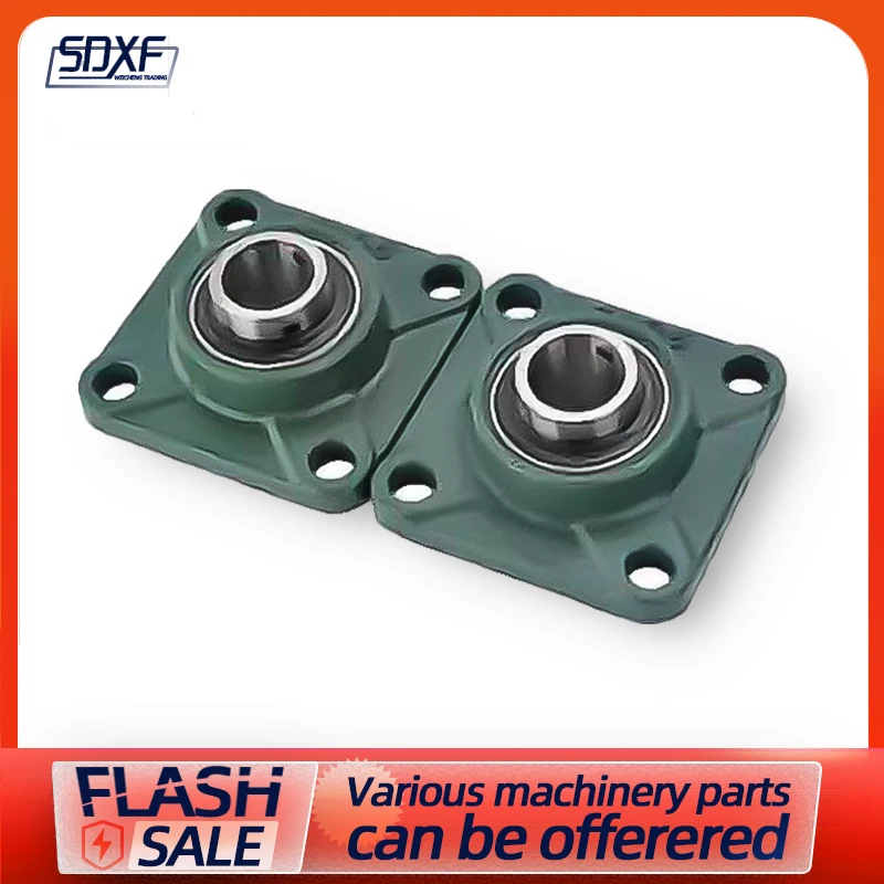 Square-Flange-Mounted-Pillow-Block-Bearings-Spherical-Square-Bearing ...