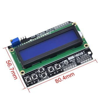 LCD Keypad Shield LCD1602 LCD 1602 Module Display For Arduino ATMEGA328 ...