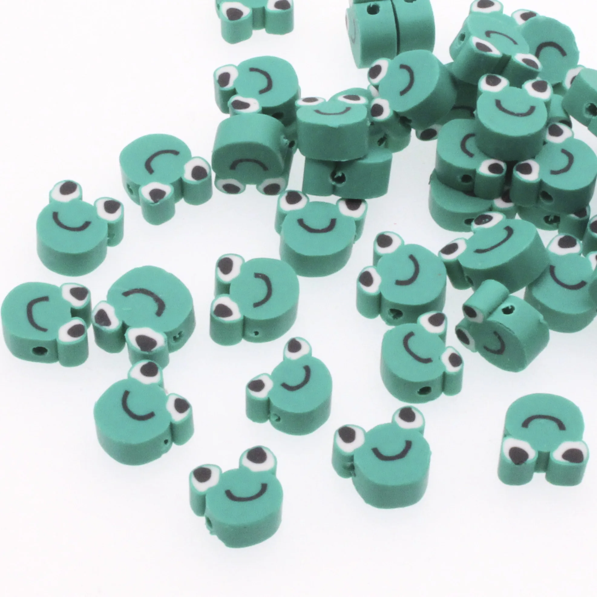 Frog Polymer Clay Beads | Cute Clay Beads | Spacer Beads | Accessories ...