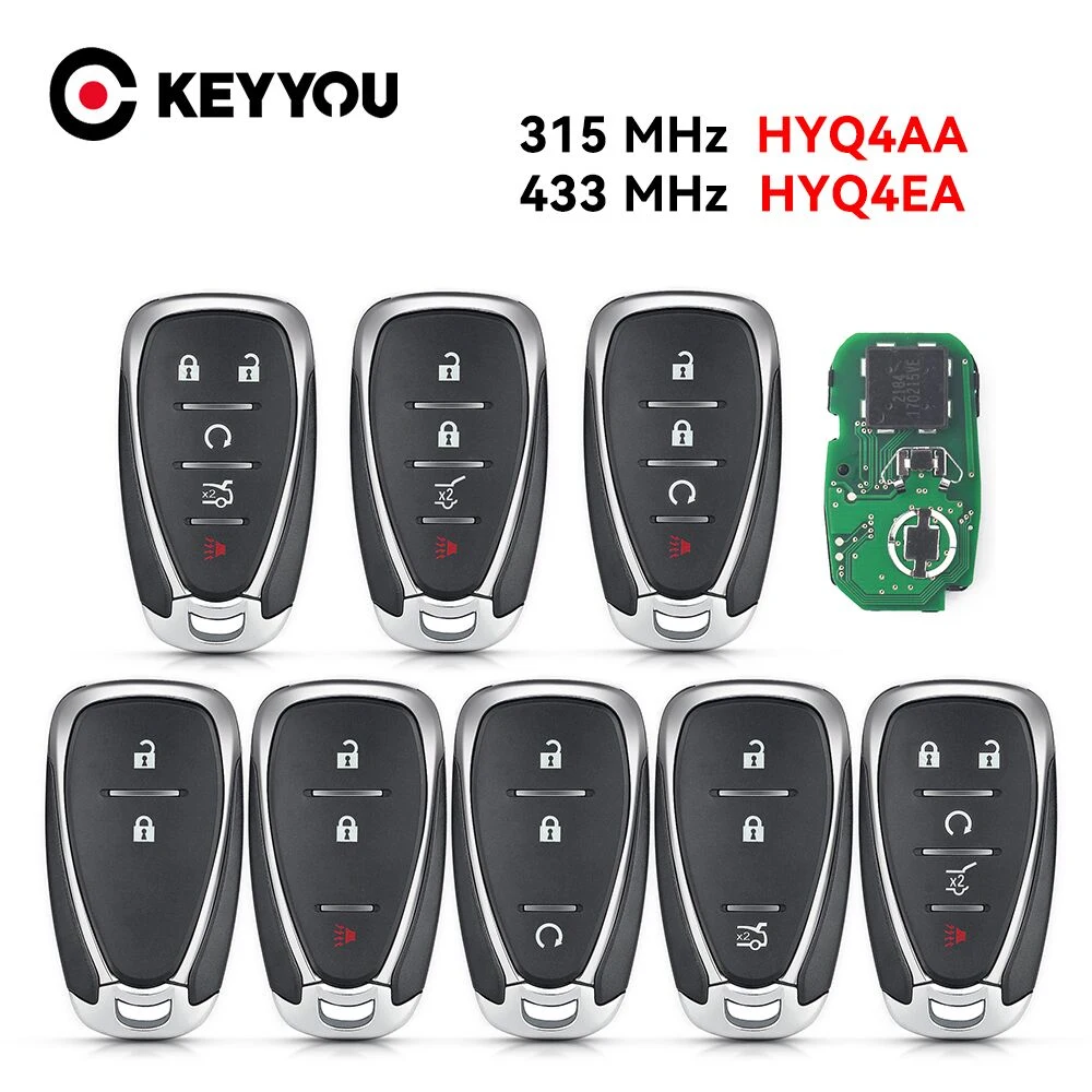KEYYOU 1 шт. новый 315/433 МГц HYQ4AA HYQ4EA дистанционный ключ для ...