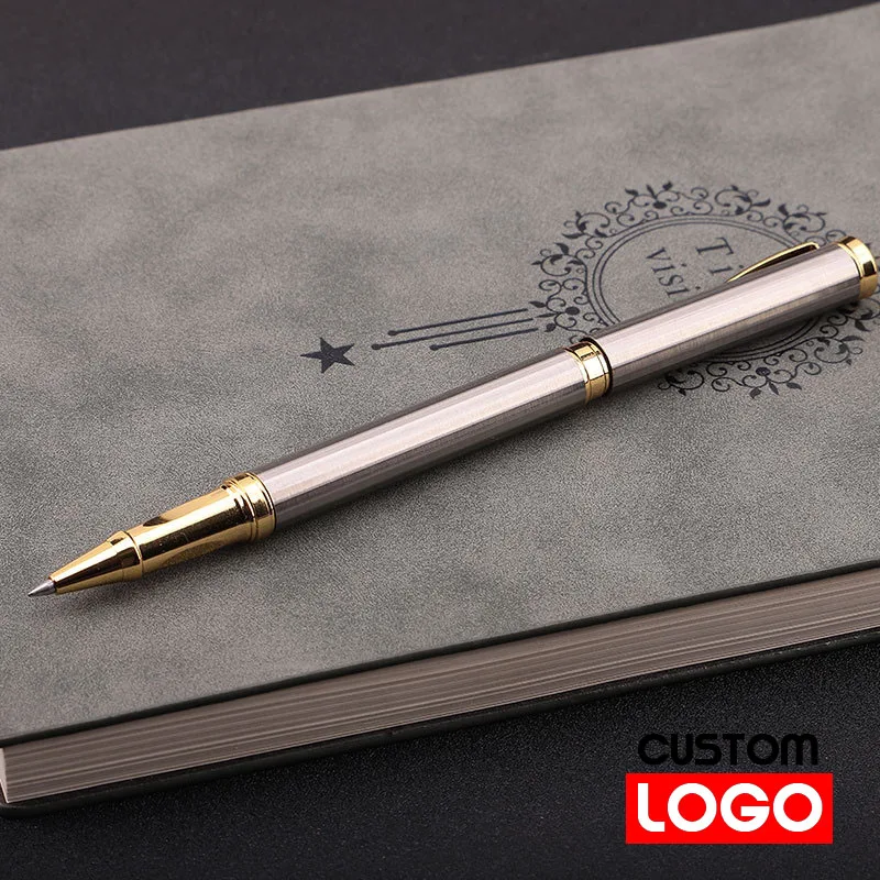 Metal Ballpoint Pen Signature Pen Laser Engraving Custom Logo Text ...