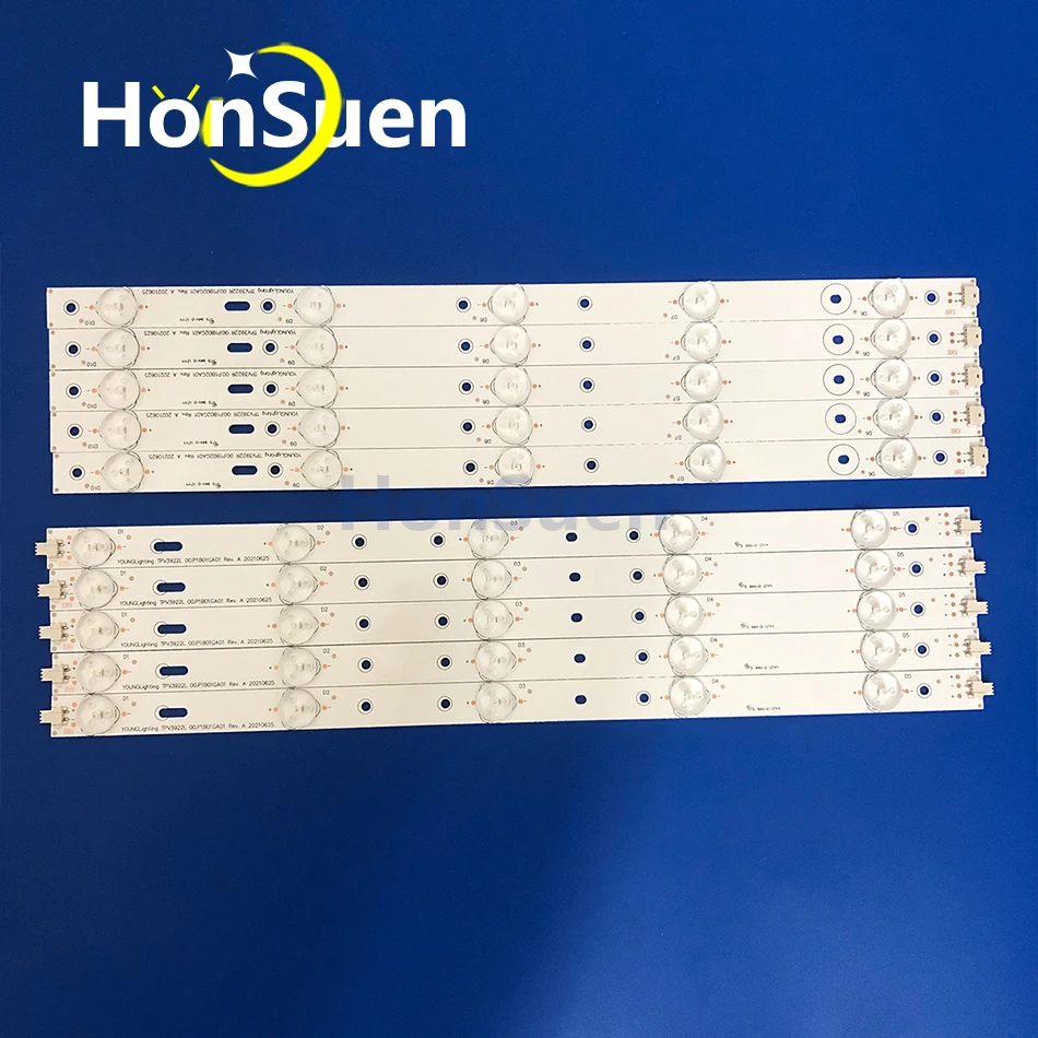 1kit = 10 pçs (5r + 5l) led backlight strip para phil ips tv 39pfl350 ...