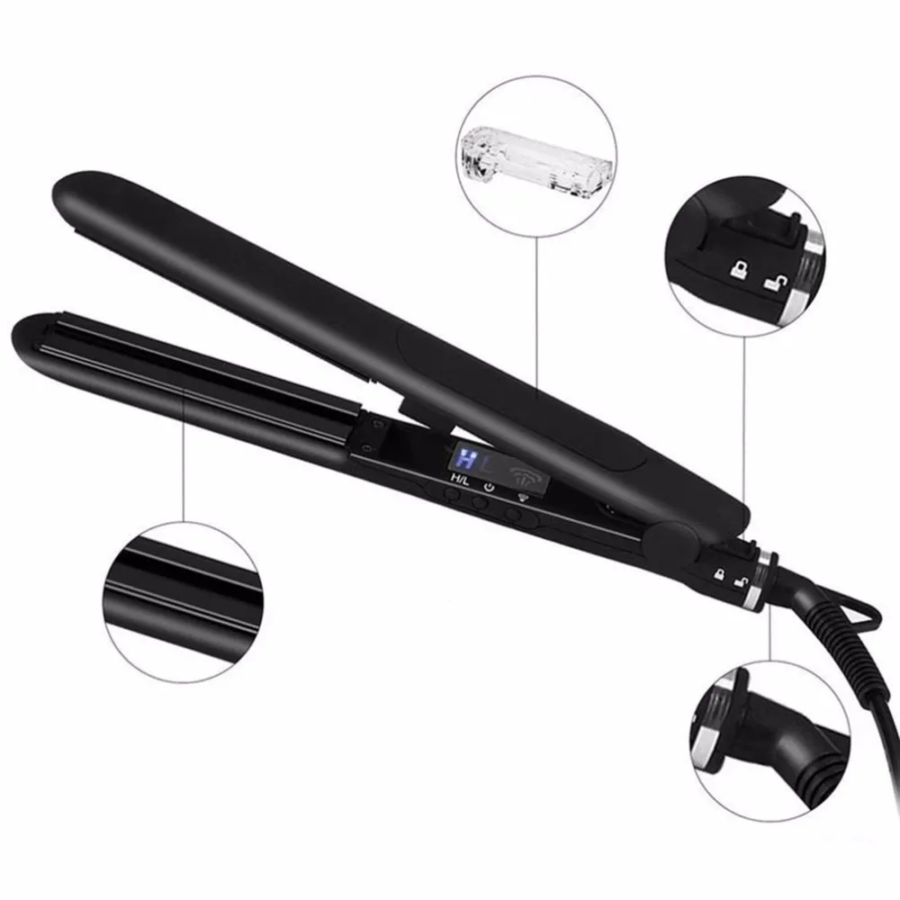HOT Ceramic Board Steam Curling Straightener Hair Splint Spray Splint ...