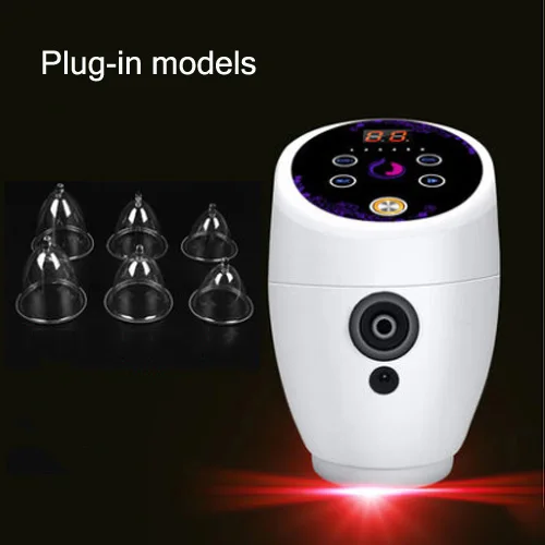 Electric Vacuum therapy machine Breast Massager Breast Chest Massage ...