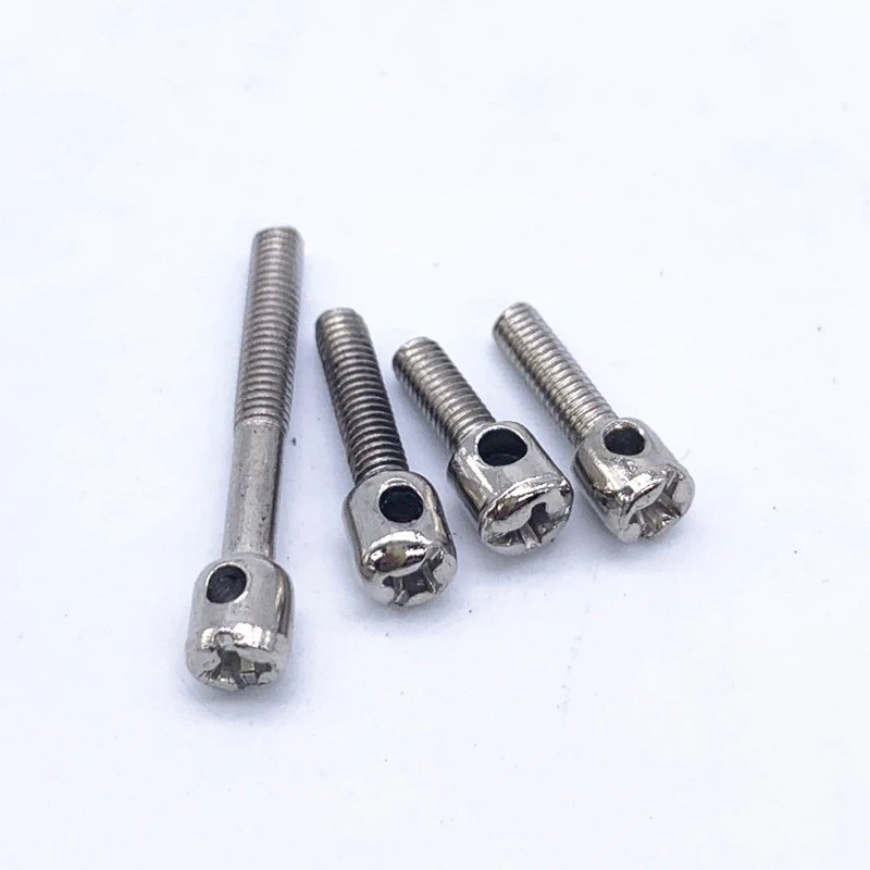 10pcs M4 philips cross screw slotted round head screws carbon steel ...