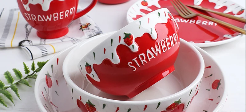 4-5-inch-embossed-porcelain-bowl-strawberry-design-kitchen-mini-bowl ...