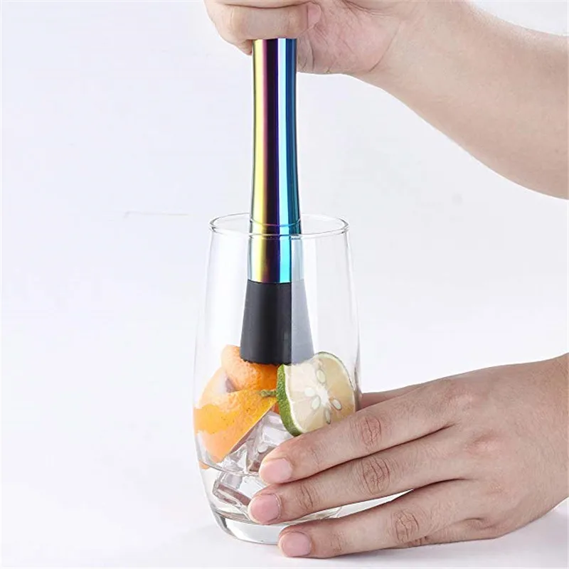 Prune - Pilon mélangeur de Cocktail en acier inoxydable, ustensile de ...