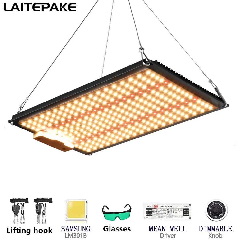 Luz-Led-de-cultivo-de-1000W-288-unidades-Samsung-LM-301B-espectro ...