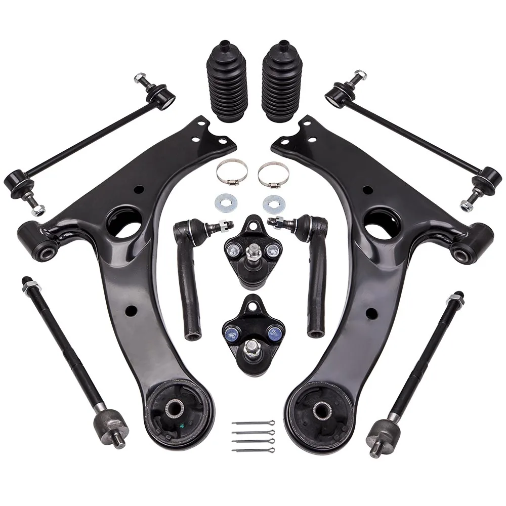 12x K640360 Suspension Inner Outer Tie Rods Control Arm For Toyota ...