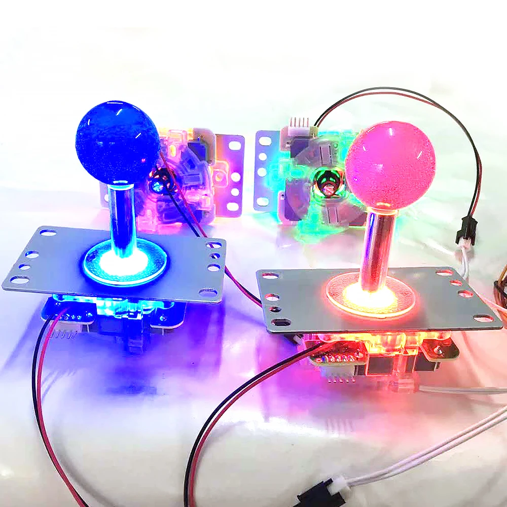 5v Colorful Lights Led Joystick Illuminated Stick Crystal Topball For ...