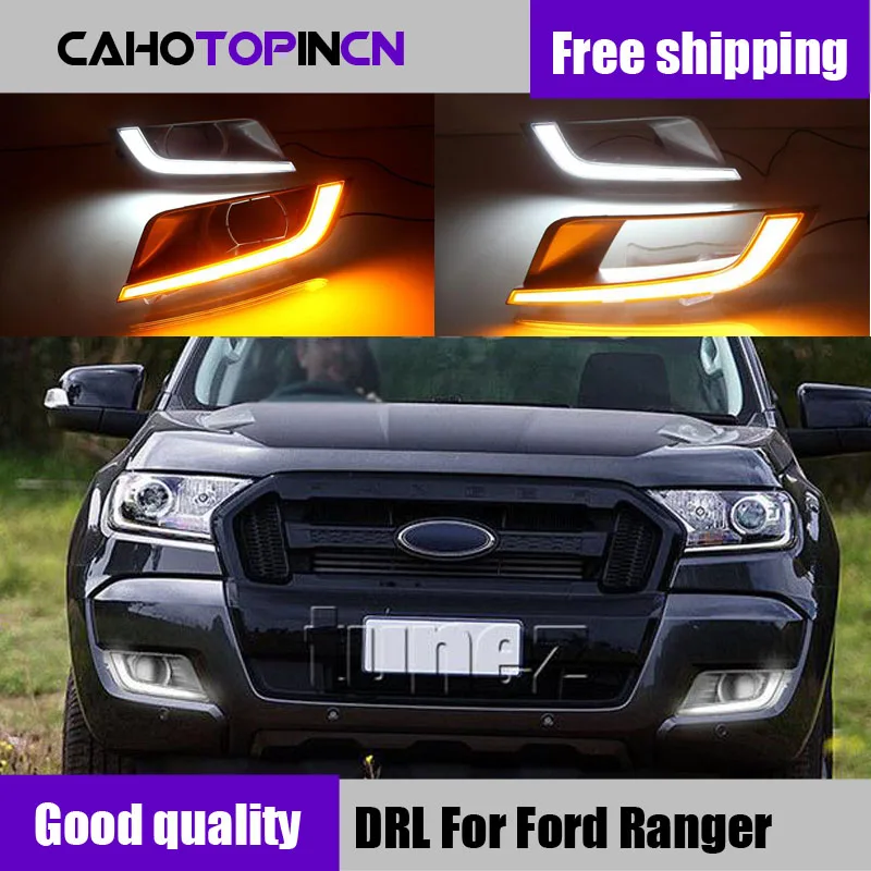 2pcs Led Daytime Running Light For Ford Ranger 2015 2016 2017 2018 ...