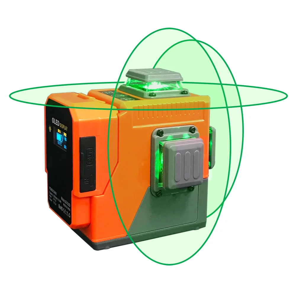 Danpon Electronic Auto-leveling Laser Level 3 X 360°,cross Line ...