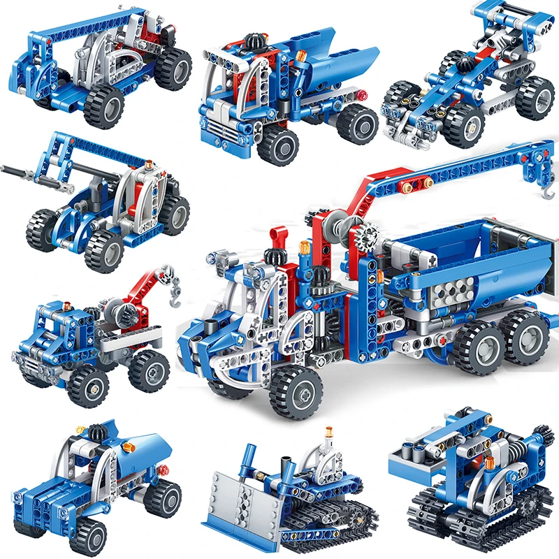 2-IN-1-KAZI-City-Gears-Mechanic-Engineering-Truck-Construct-Crane ...