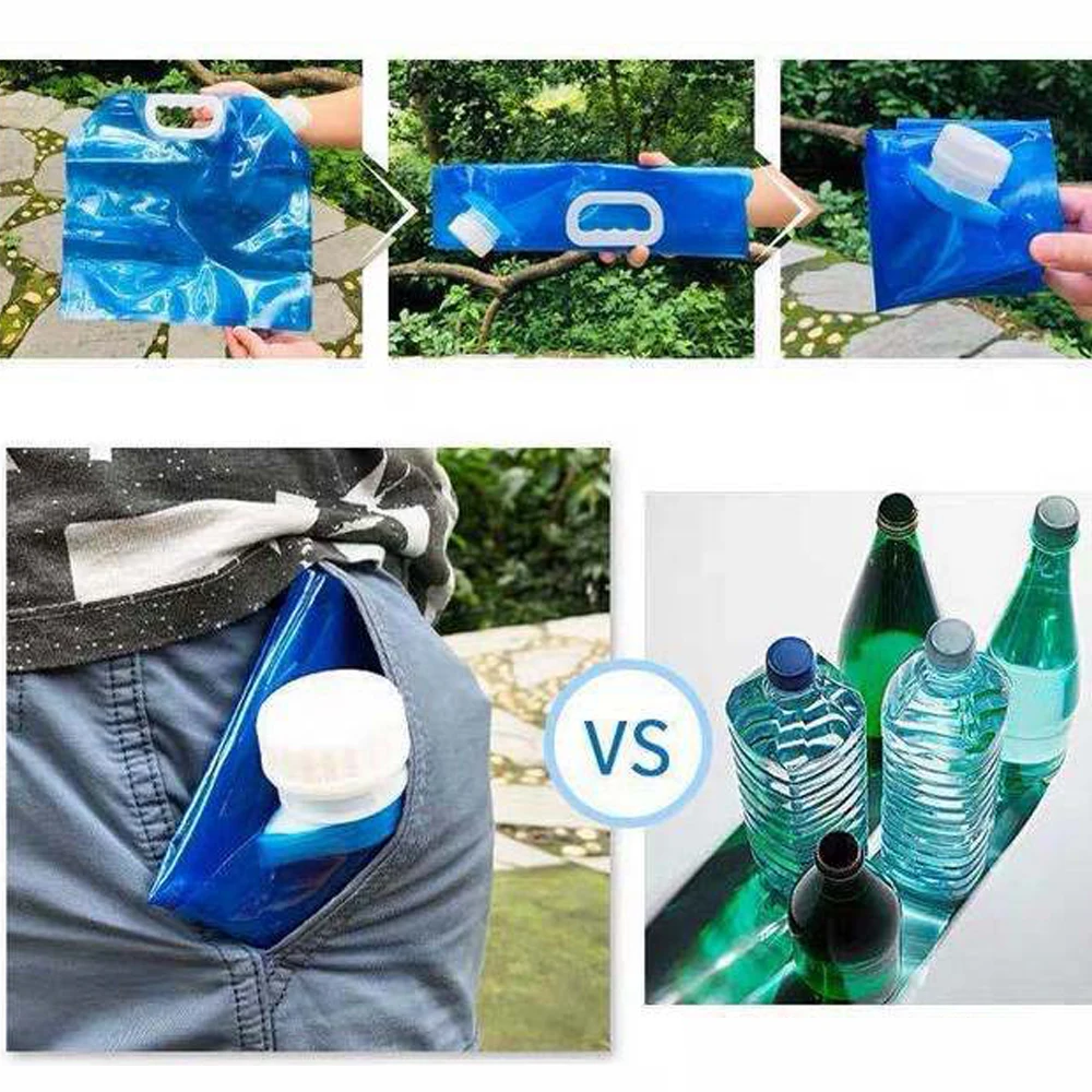 Sac d'eau - Type 10L-B - Portable pliable - Grande capacité - Idéal camping - Cdiscount