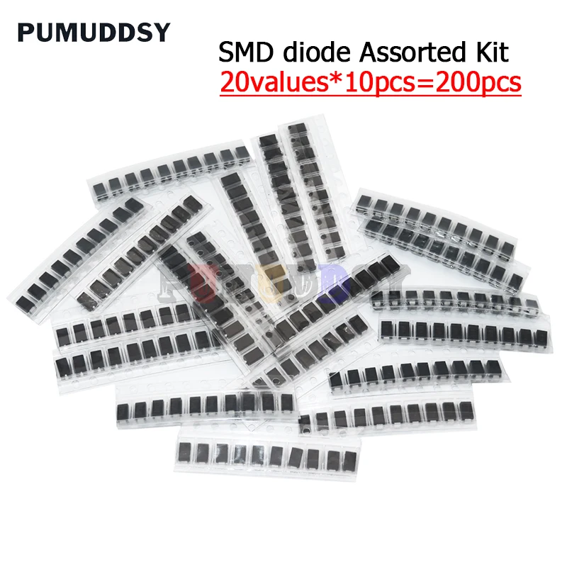 200pcs-lot-SMD-Diode-Assorted-Kit-20value-10PCS-Contains-SS110-SS220 ...