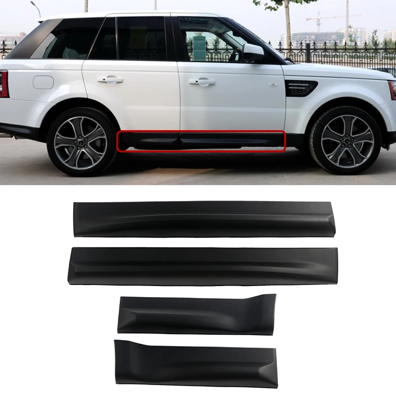 ROVCE 사이드 도어 플레이트 커버 트림 장식, 랜드로버 레인지로버 스포츠 2010 2013 L320 LR024159 ...