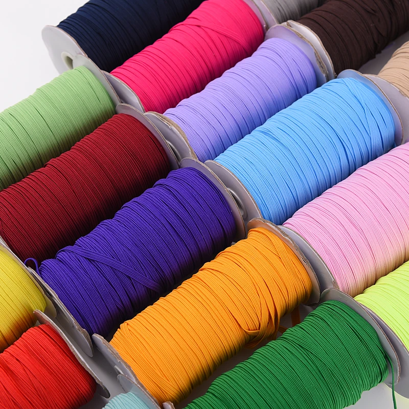 10yard-3-6mm-Elastic-Bands-Rope-Rubber-Hair-Band-Ribbons-Sewing-Webbing ...