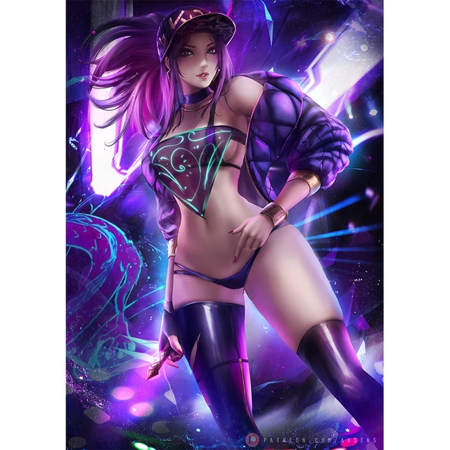 League Of Legends Akali Hot