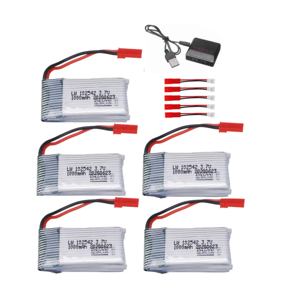 3-7V-1000mAh-102542-Lipo-Battery-Charger-For-MJX-x400-X300C-X800-RC ...