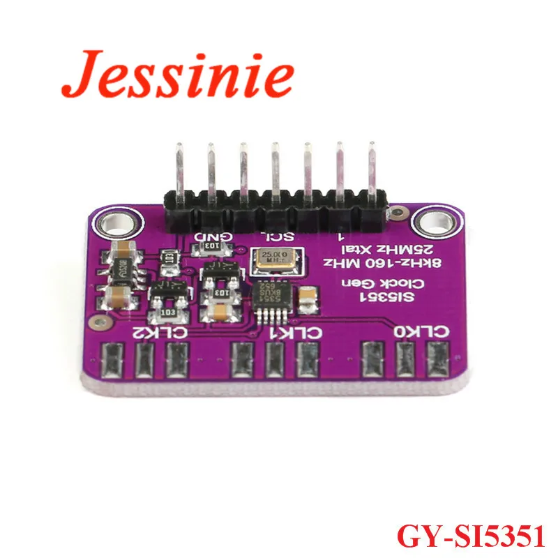SI5351 클럭 생성기 모듈 GY-SI5351 신호 발생기 고주파 구형파 주파수 8KHZ-160MHZ - 티몬