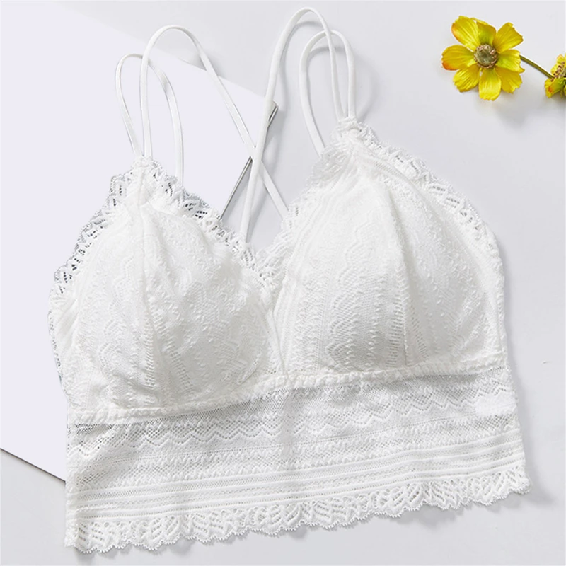 Women Lace Bralette Seamless Bras Sexy Beauty Back Tube Tops Girls ...