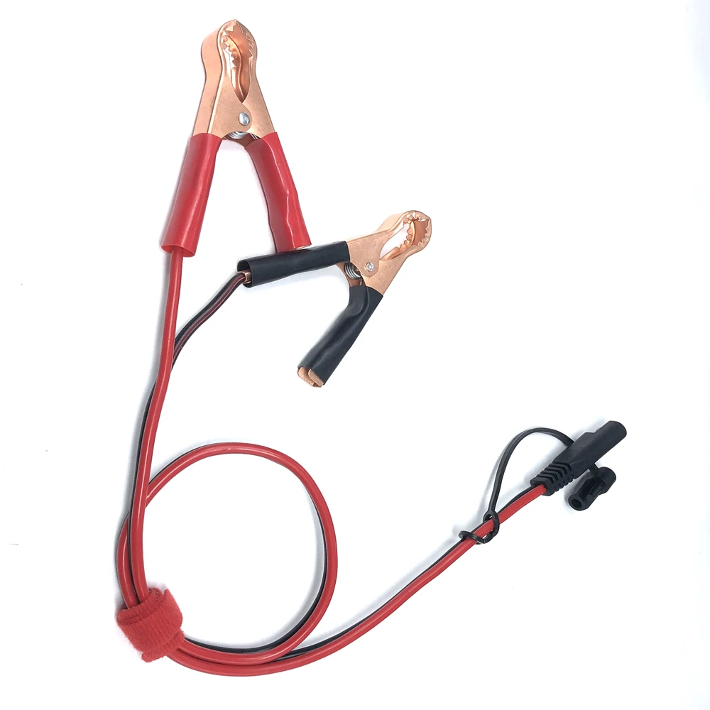 Battery Alligator Clips to SAE Quick Disconnect Plug 60CM 16AWG SAE ...