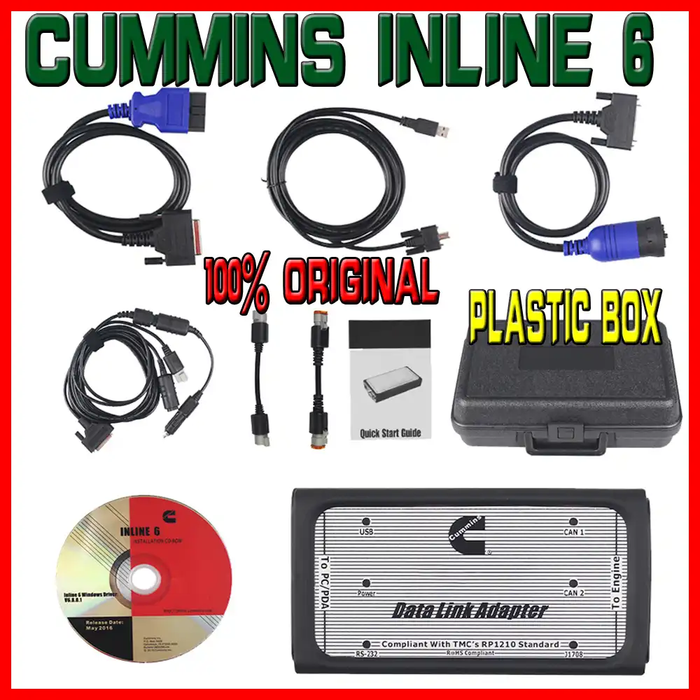 INLINE 6 Data Link Adapter Insite v7.62 Data Link Adaptor for Cummins ...