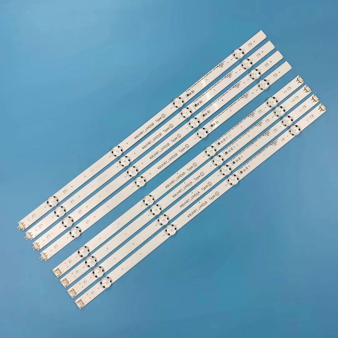 8pcs-LED-Strip-for-TV-49UH610V-49UH620V-49UH603V-49UH610A-49UH6100 ...
