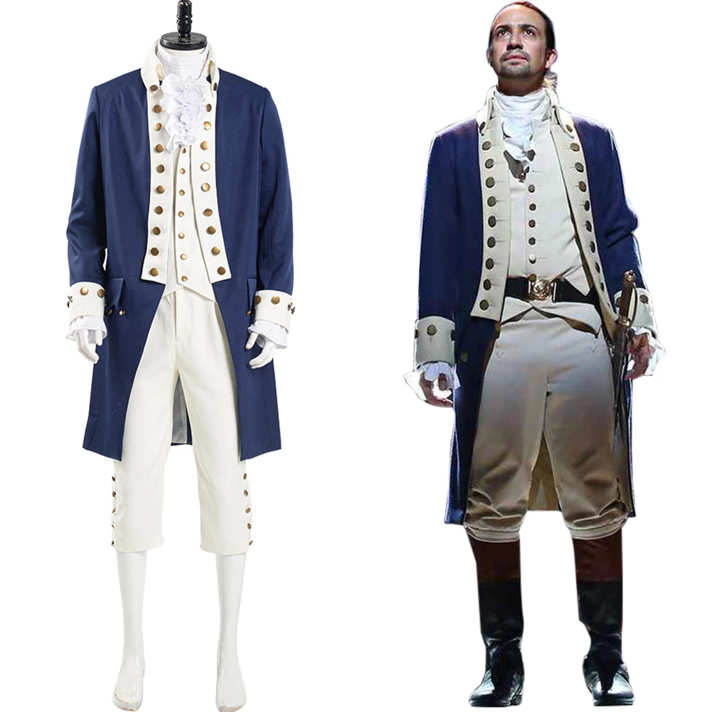 Colonial Hamilton Colonial Military Cosplay Costume Musical Hamilton ...