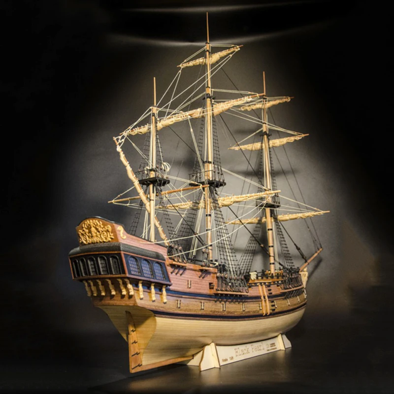 1/48 Sailing Ship Model Wooden Kit Fcc-8 Assembled Model Kit - Railed ...