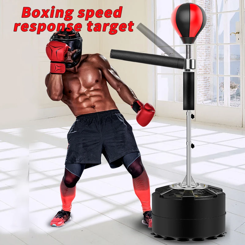 Boxing-sandbag-reaction-target-rotation-vertical-free-form-stick-target ...