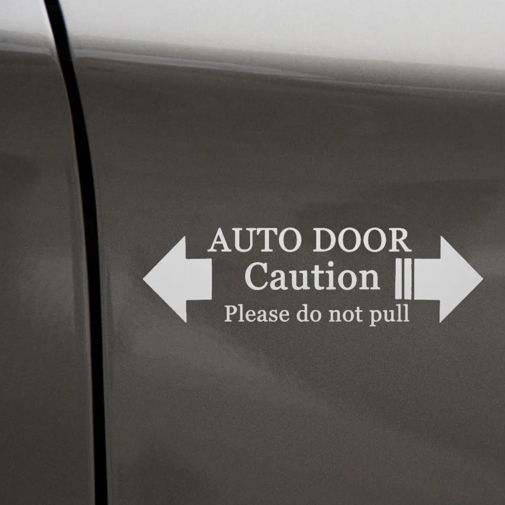 Automatic-Auto-Door-Caution-Please-Do-Not-Pull-Letters-Decal-Car-Alert ...