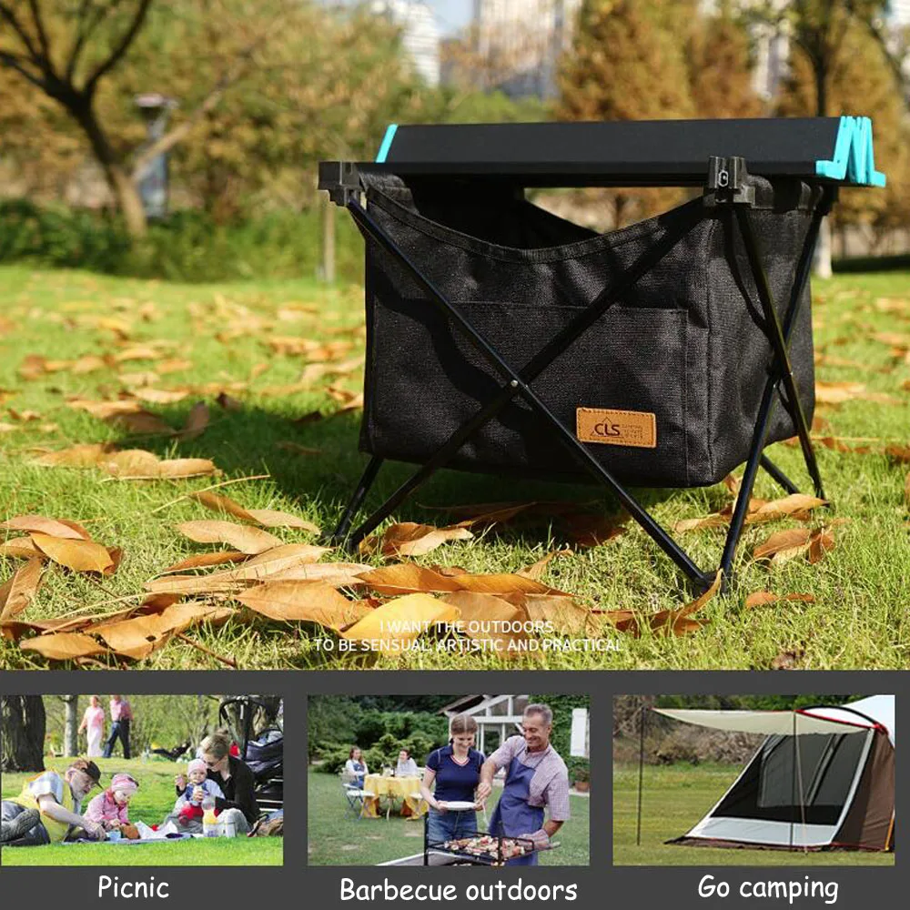 2-in-1-Outdoor-Folding-Camping-Table-Aluminium-Alloy-Portable ...
