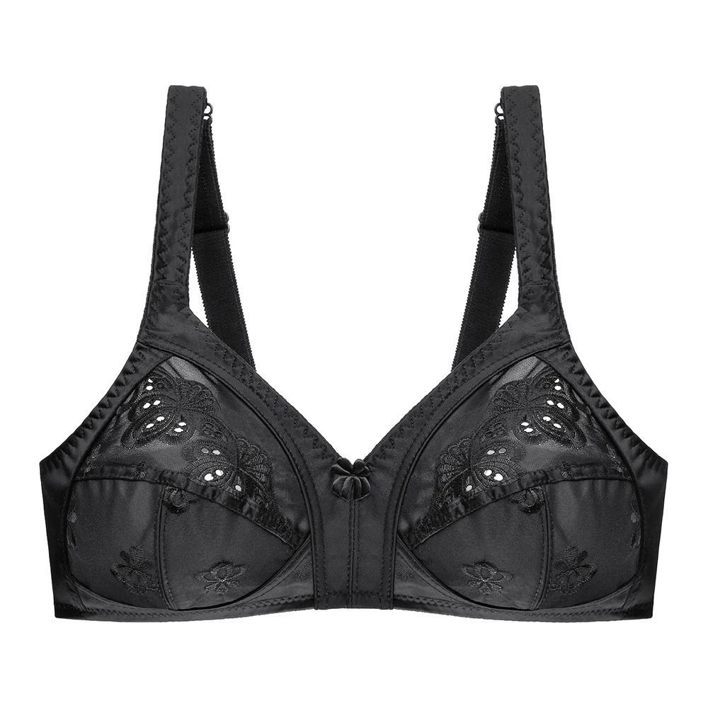 Thin full coverage bras for women push up lounge Transparent modal ...